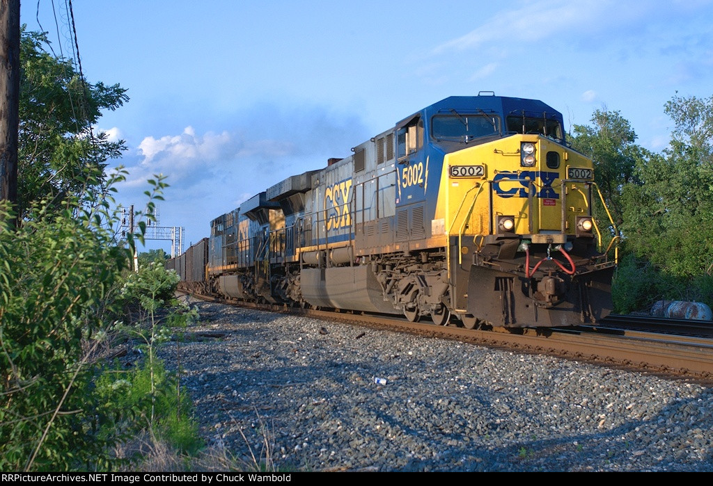 CSXT # 5002 Southbound at MP 60